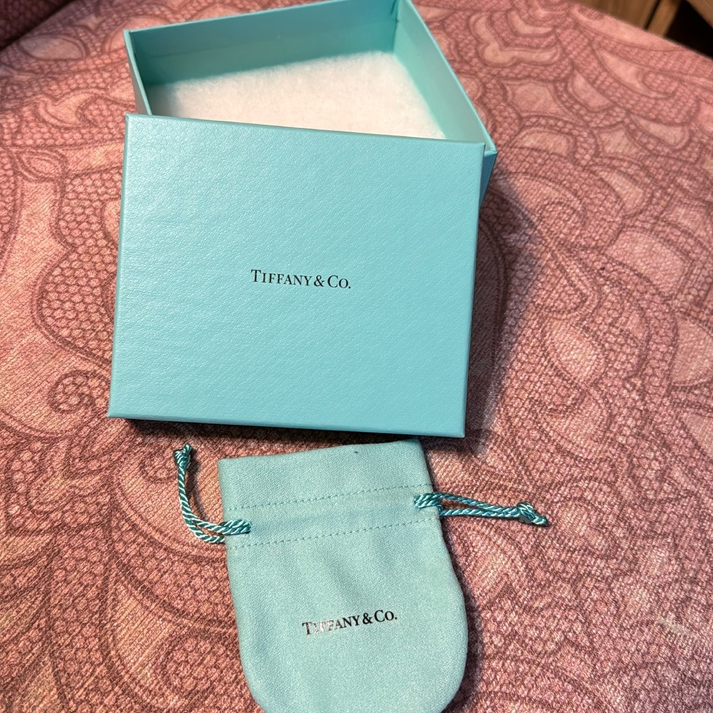Brand New Tiffany Box With Pouch Authentic - Gem